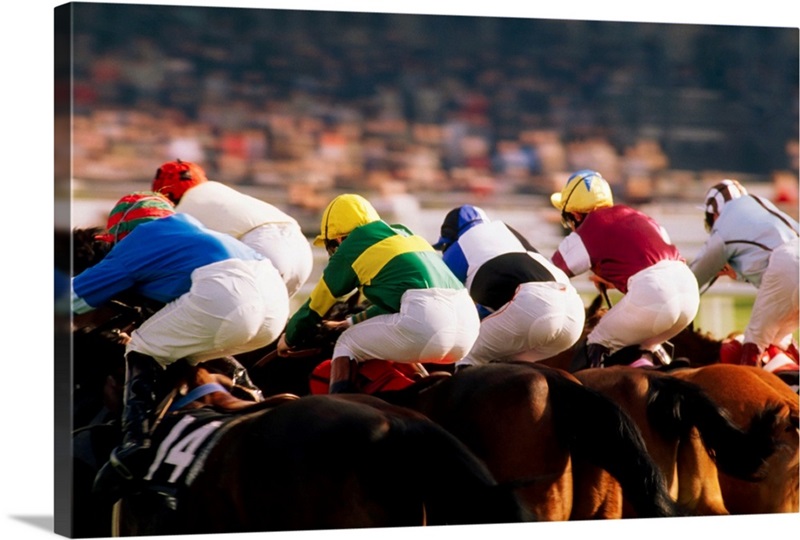 Horse Racing, Phoenix Park, Dublin, Ireland | Great Big Canvas