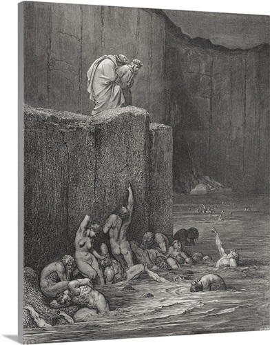 Illustration For Inferno By Dante Alighieri Canto XVIII, Lines 116 And ...