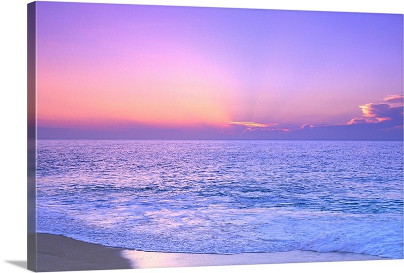 Lavender Sky With Hues Of Pink And Yellow | Great Big Canvas