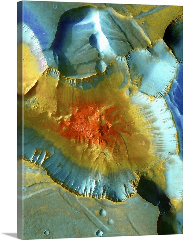 Mars, Aerial View | Great Big Canvas