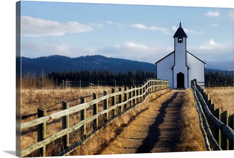 Morley Church, Morley, Alberta, Canada | Great Big Canvas