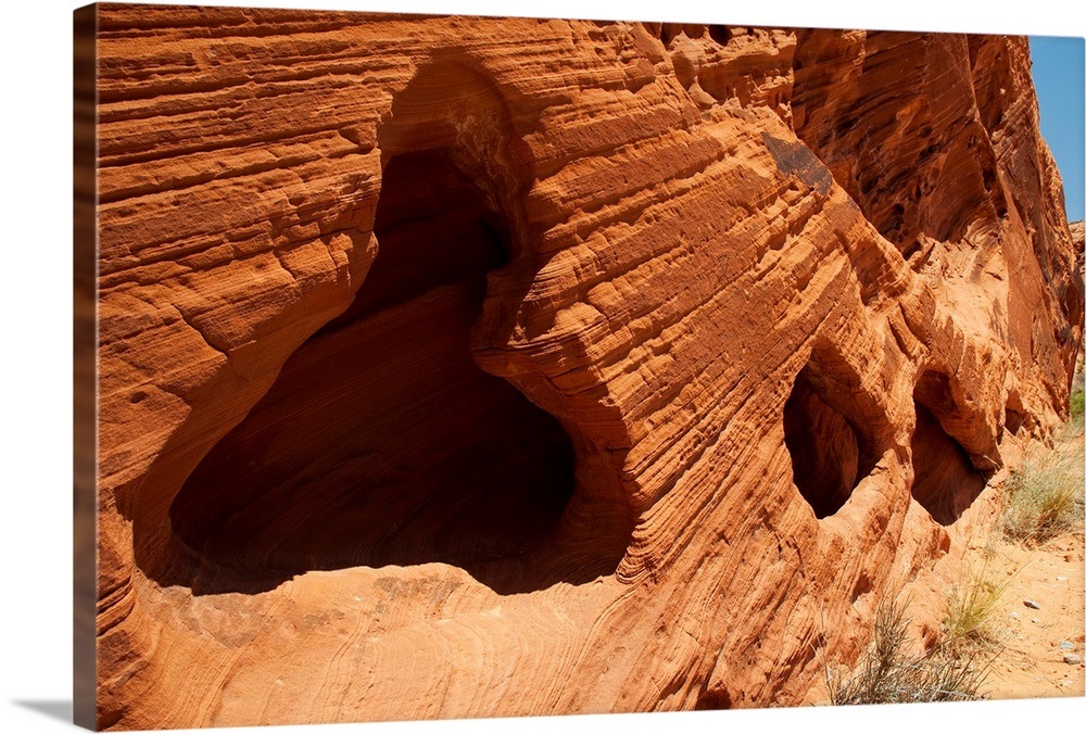 Nevada, Las Vegas, Desert scenery and red rock formations Wall Art ...