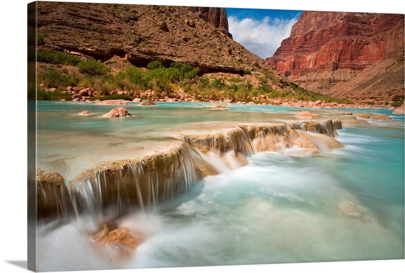 Scenic Travertine Falls on the Little Colorado River. | Great Big Canvas