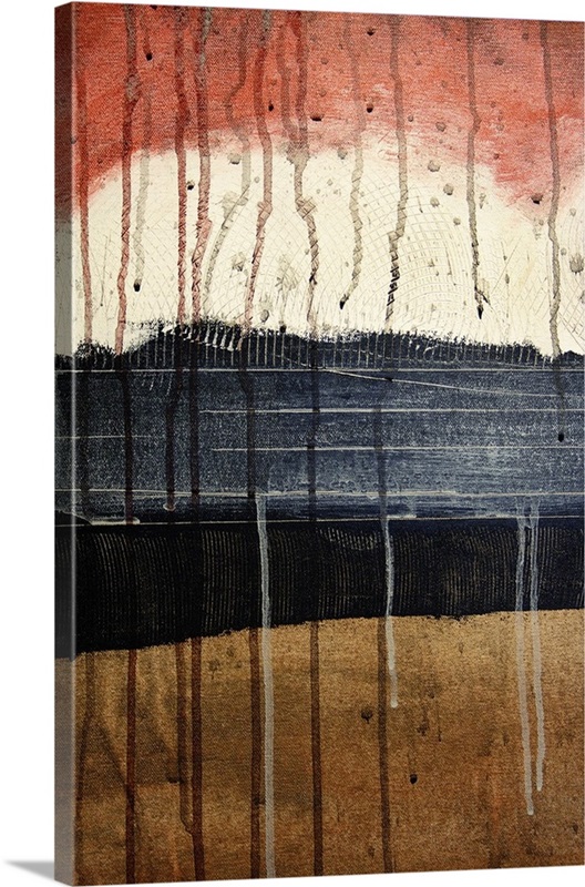 Sunburst, Abstract Painting In Various Colors (Acrylic Painting ...