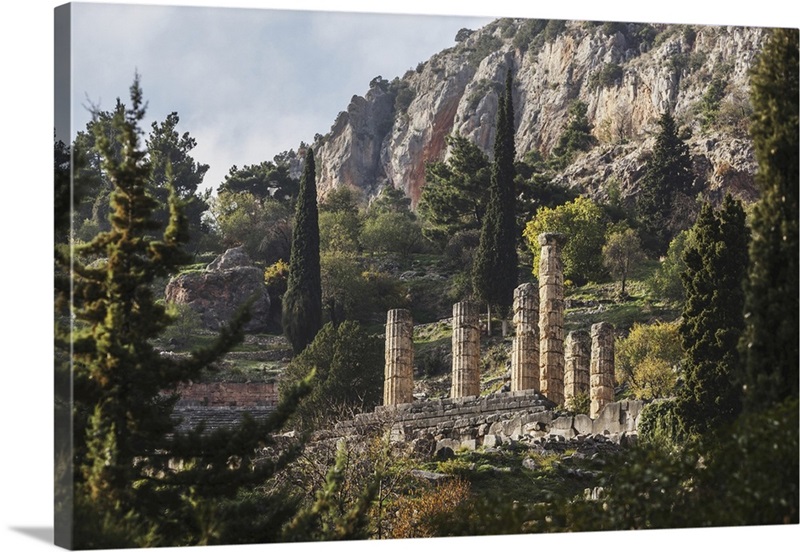 Temple Of Apollo, Delphi, Greece | Great Big Canvas