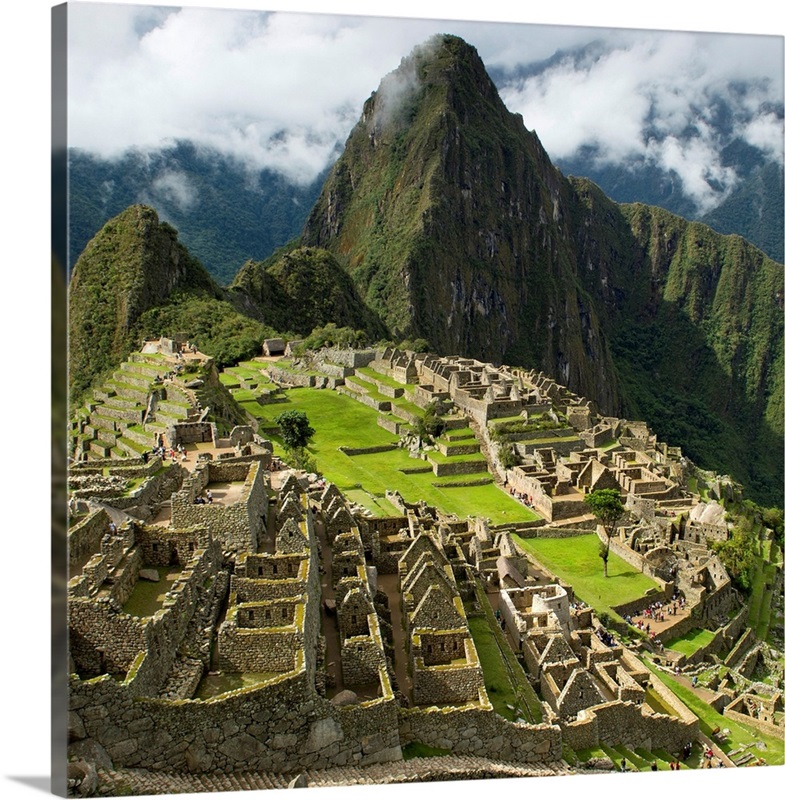 The Historic Inca Site Machu Picchu; Peru | Great Big Canvas