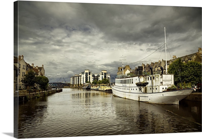 The Hundred Year Old Ship Ocean Mist Docked At Leith | Great Big Canvas