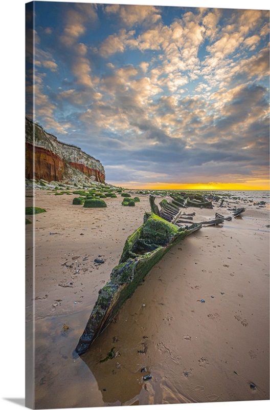 The Wreck Of The Sheraton On Hunstanton Beach | Great Big Canvas