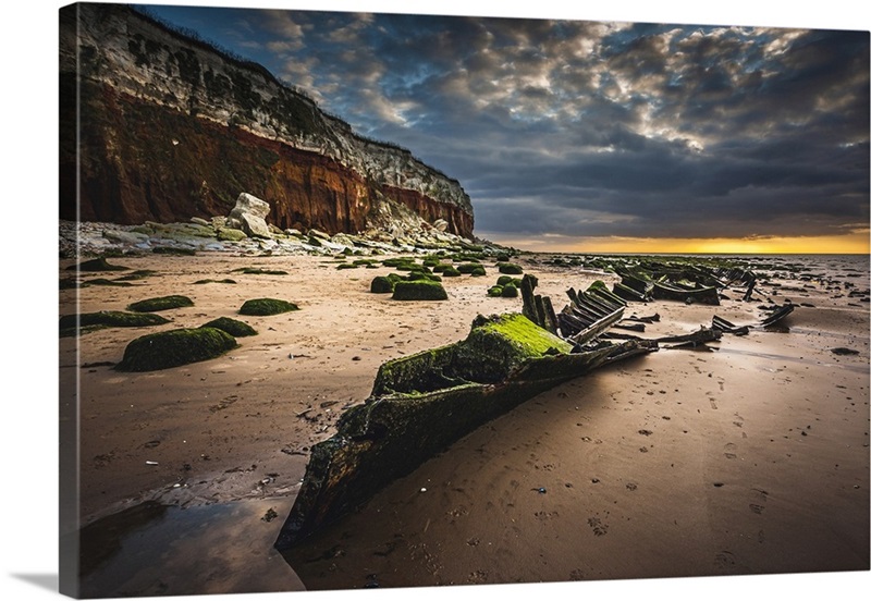The Wreck Of The Sheraton On Hunstanton Beach | Great Big Canvas