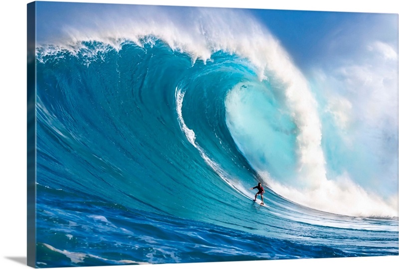 Tow-In Surfer, Peahi (Jaws) Off North Shore Maui, Hawaii | Great Big Canvas