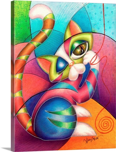 String Kitty | Great Big Canvas