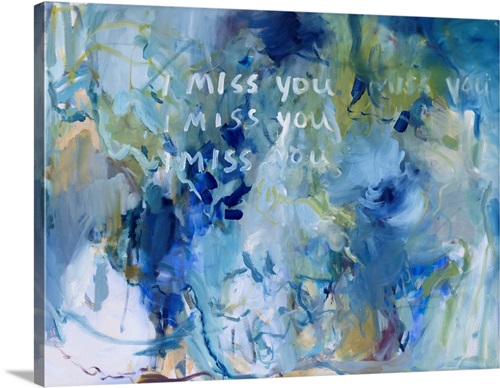 I Miss You Wall Art, Canvas Prints, Framed Prints, Wall Peels | Great ...
