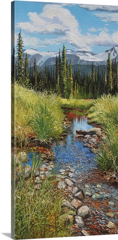 Alpine Stream | Great Big Canvas