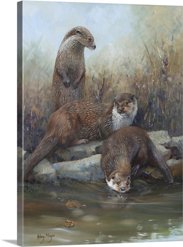Otter Family | Great Big Canvas