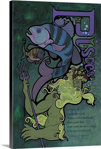 Pisces Wall Art, Canvas Prints, Framed Prints, Wall Peels | Great Big ...