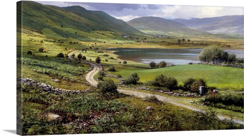Road To Knochamuck, Lough, Mask | Great Big Canvas