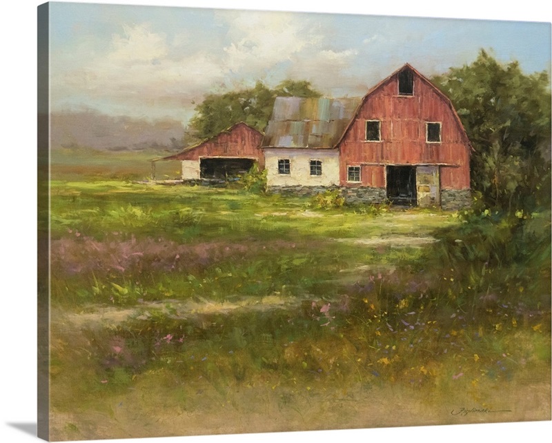 Sunlit Barn | Great Big Canvas