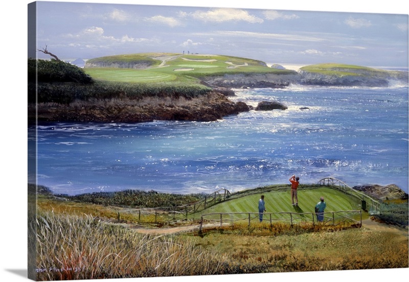 The 16th At Cypress Point Golf Club | Great Big Canvas