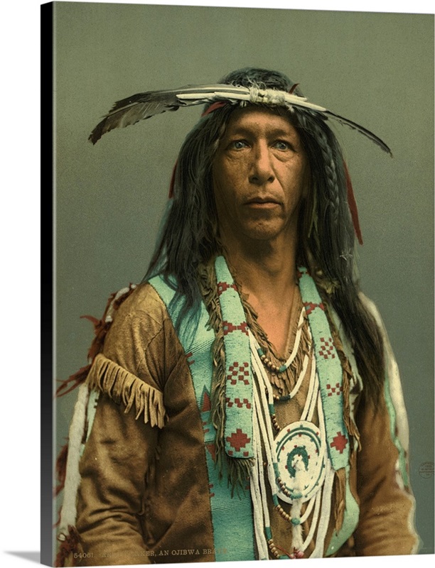 Arrowmaker, On Ojibwa Brave | Great Big Canvas