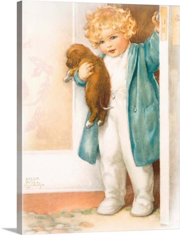 Bessie Pease Little Boy | Great Big Canvas