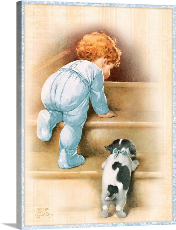 Bessie Pease Little Boy | Great Big Canvas