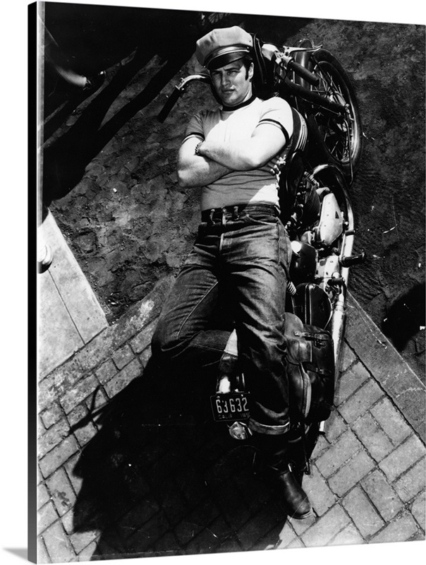 Brando In Publicity Shot For The Wild One | Great Big Canvas