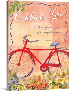 Celebrate Life Inspirational Print Wall Art, Canvas Prints, Framed ...