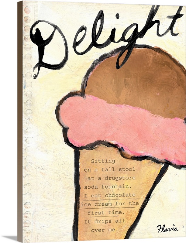 Delight Inspirational Print | Great Big Canvas