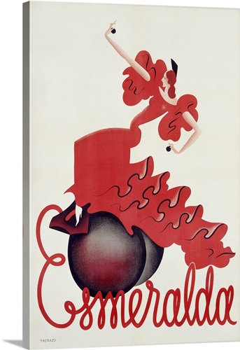 Esmeralda, Vintage Poster, by T.L. Madrazo | Great Big Canvas