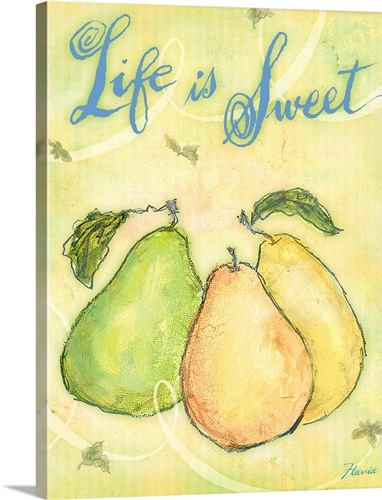 Life is Sweet Inspirational Print | Great Big Canvas