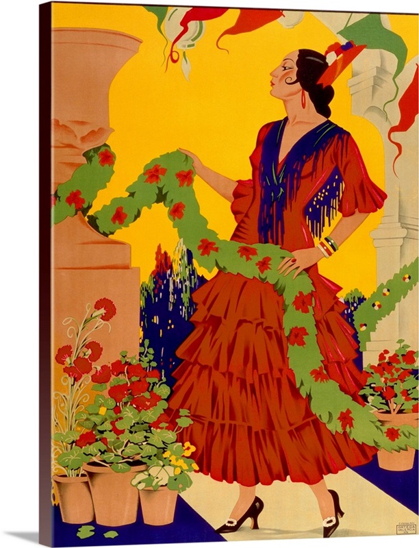 Red Flamenco Dancer | Great Big Canvas