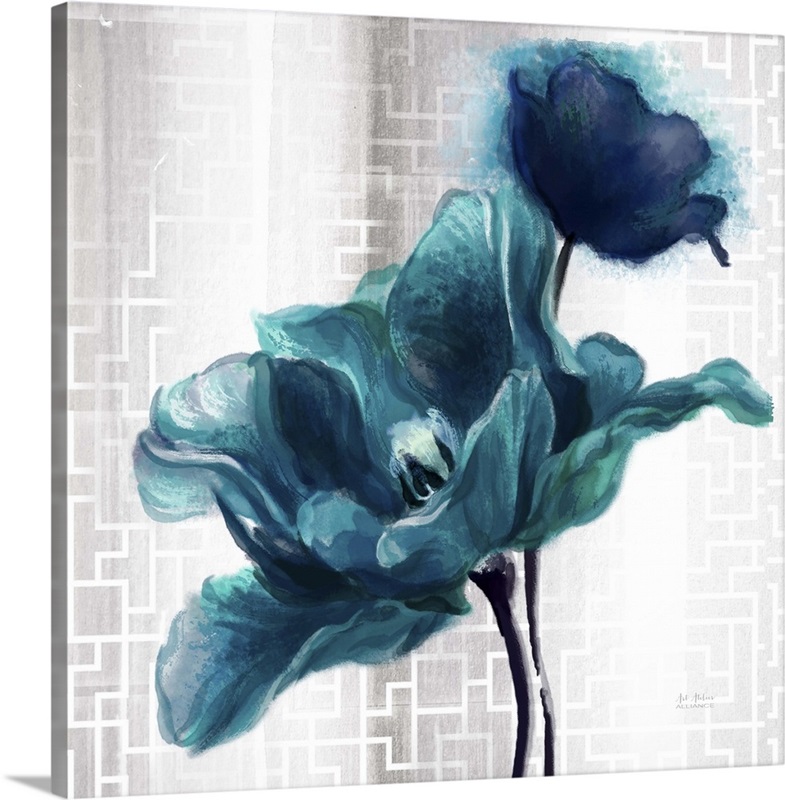 Ethereal Spring Turquoise Tulip | Great Big Canvas