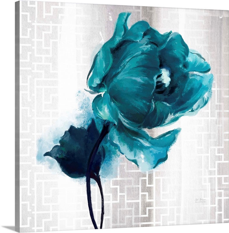 Exquisite Spring Turquoise Tulip | Great Big Canvas