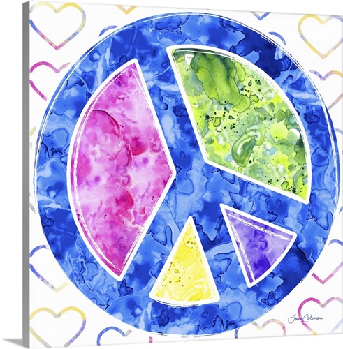 Fun Peace Sign Wall Art, Canvas Prints, Framed Prints, Wall Peels ...