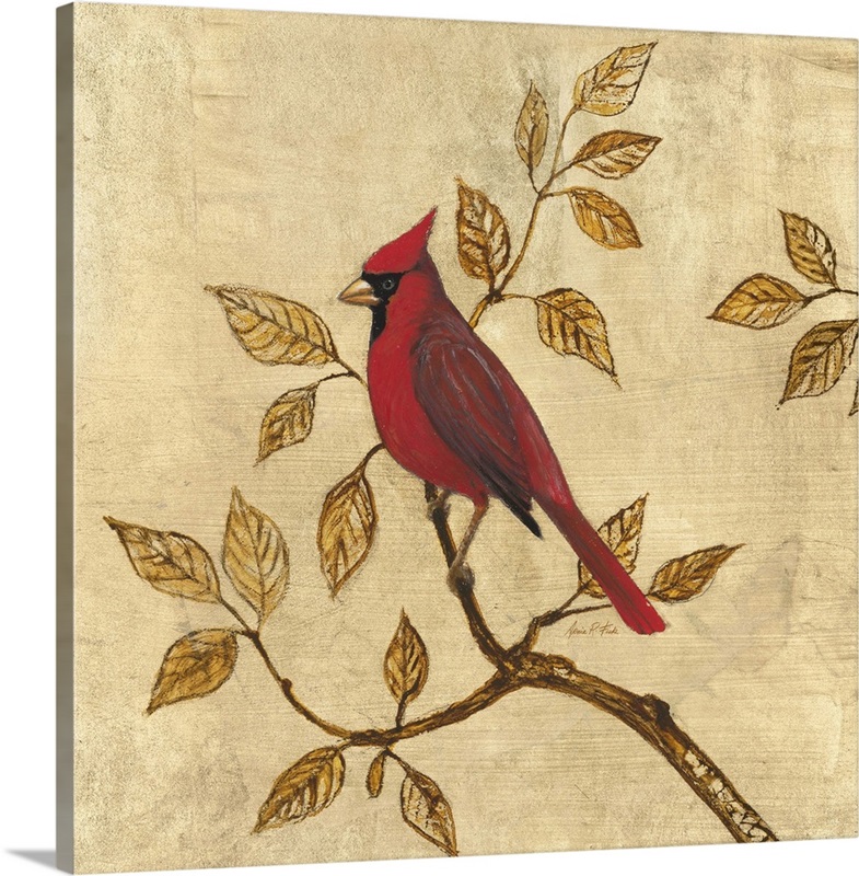 Golden Cardinal | Great Big Canvas