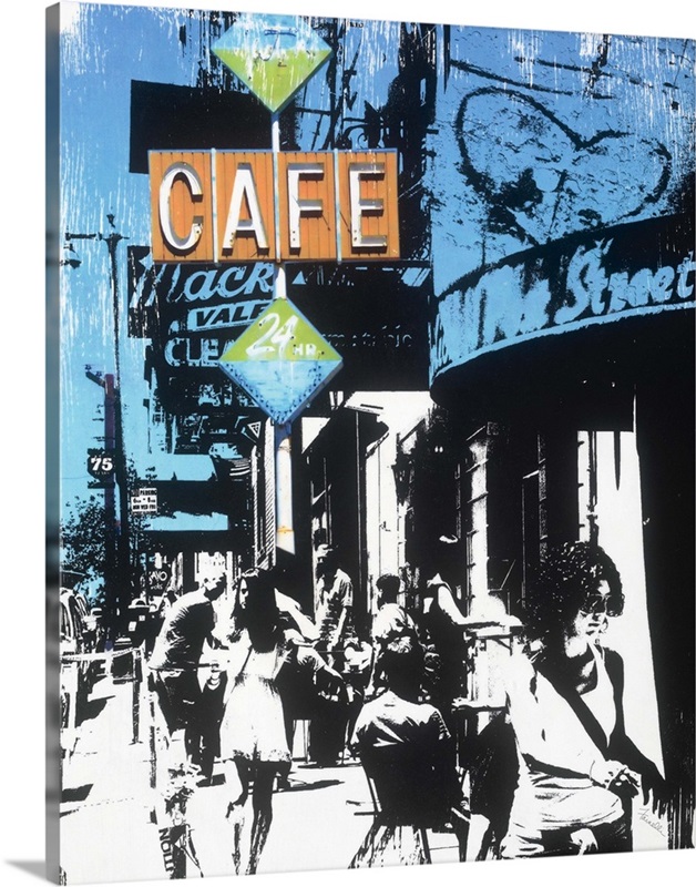 Urban Collage Street Scene | Great Big Canvas