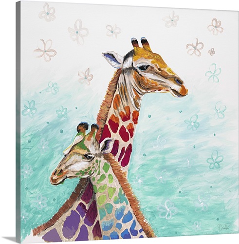 Whimsical Giraffes Wall Art, Canvas Prints, Framed Prints, Wall Peels ...