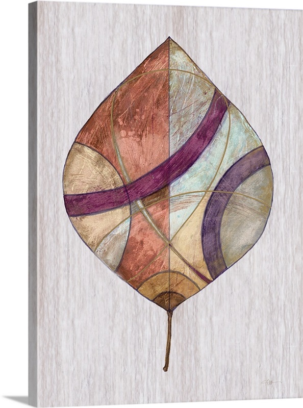 Wood Inlay Leaf II | Great Big Canvas