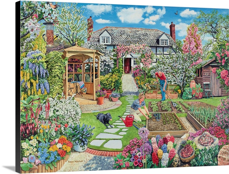 A Spring Garden | Great Big Canvas