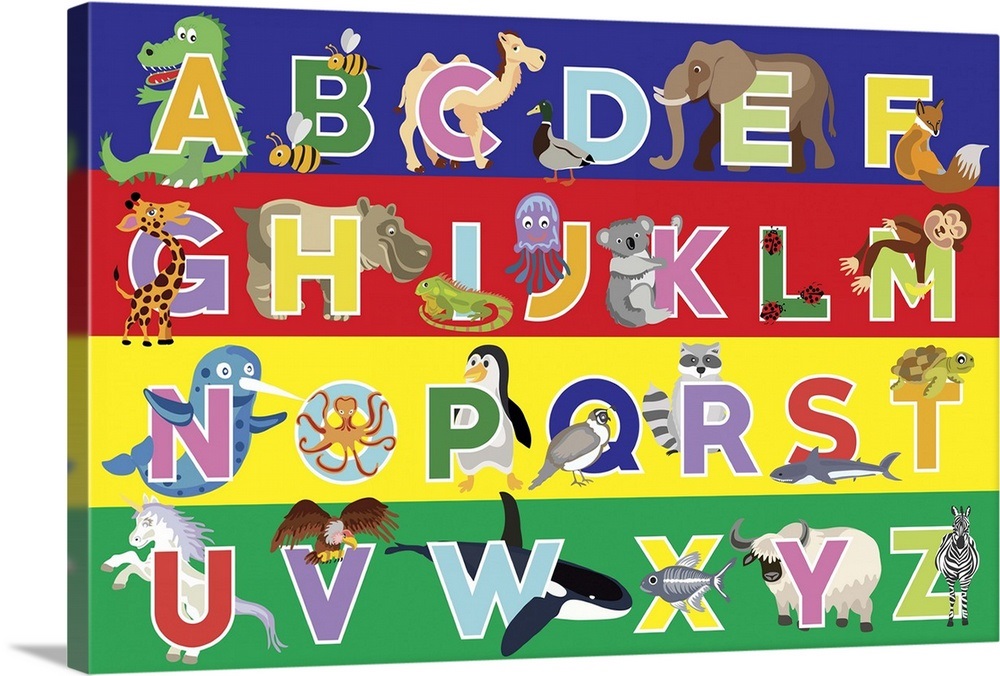Alphabet Wall Art, Canvas Prints, Framed Prints, Wall Peels | Great Big ...