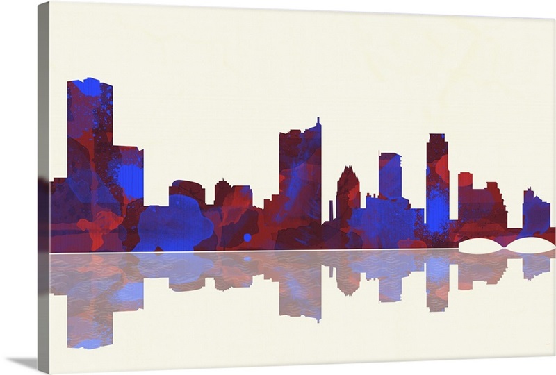 Austin Texas Skyline I | Great Big Canvas
