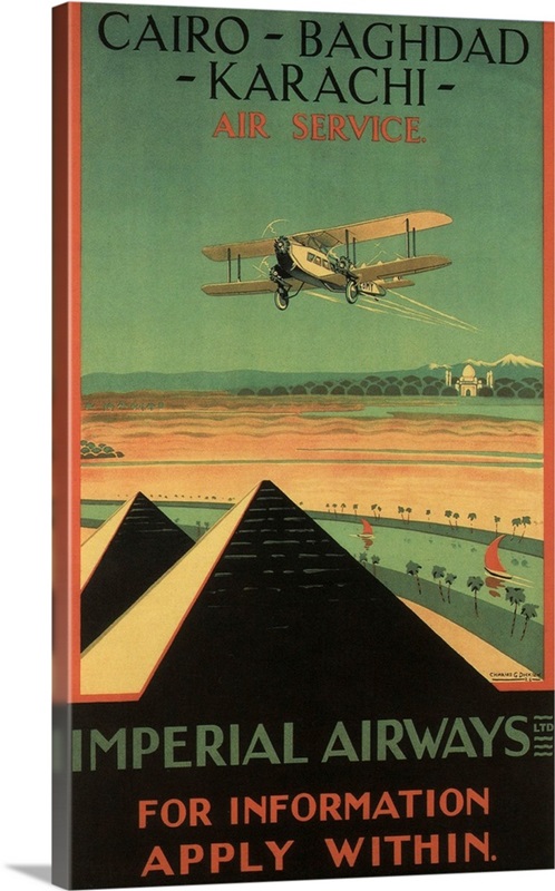 Cairo - Vintage Travel Advertisement | Great Big Canvas