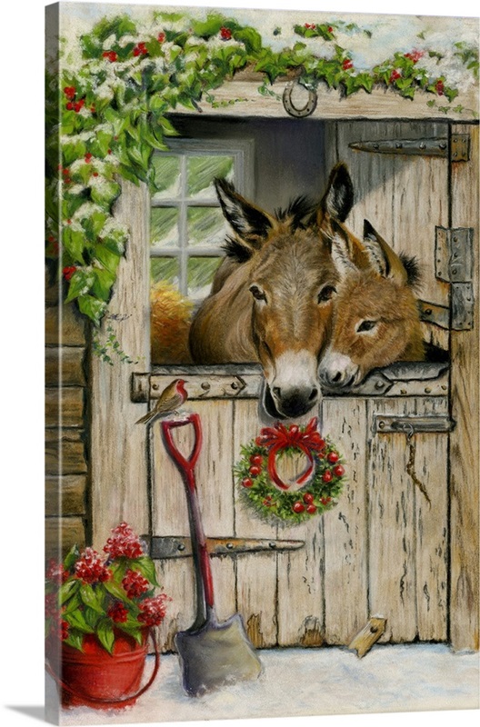 Christmas Donkeys | Great Big Canvas