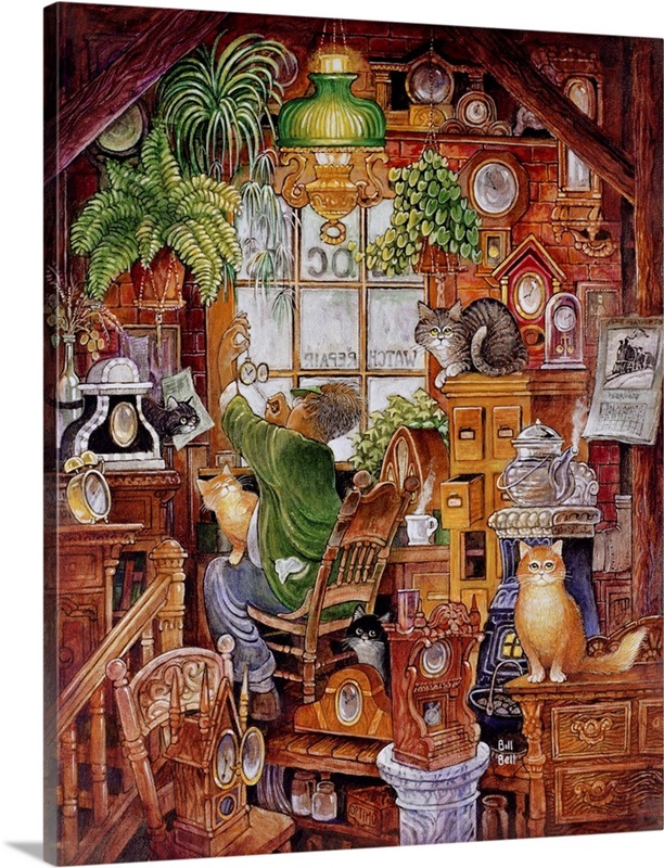 Clock Man II | Great Big Canvas