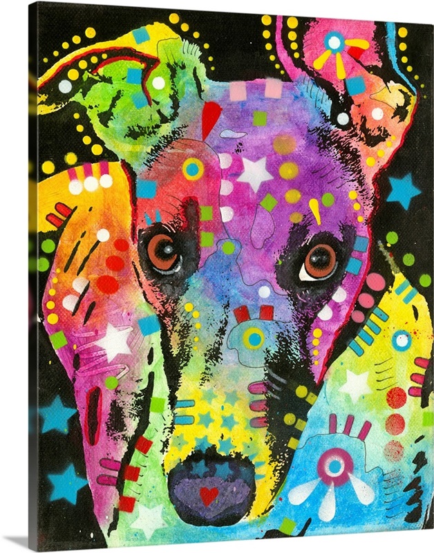 Curious Greyhound | Great Big Canvas