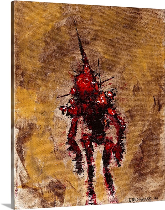 Disconnect Red | Great Big Canvas