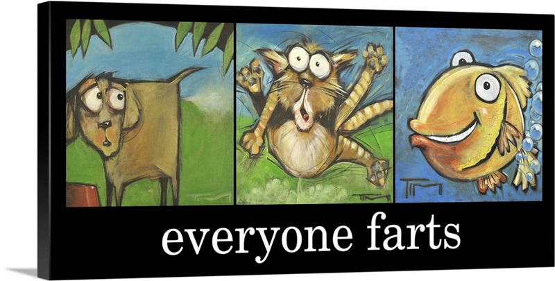 Everyone Farts Poster | Great Big Canvas