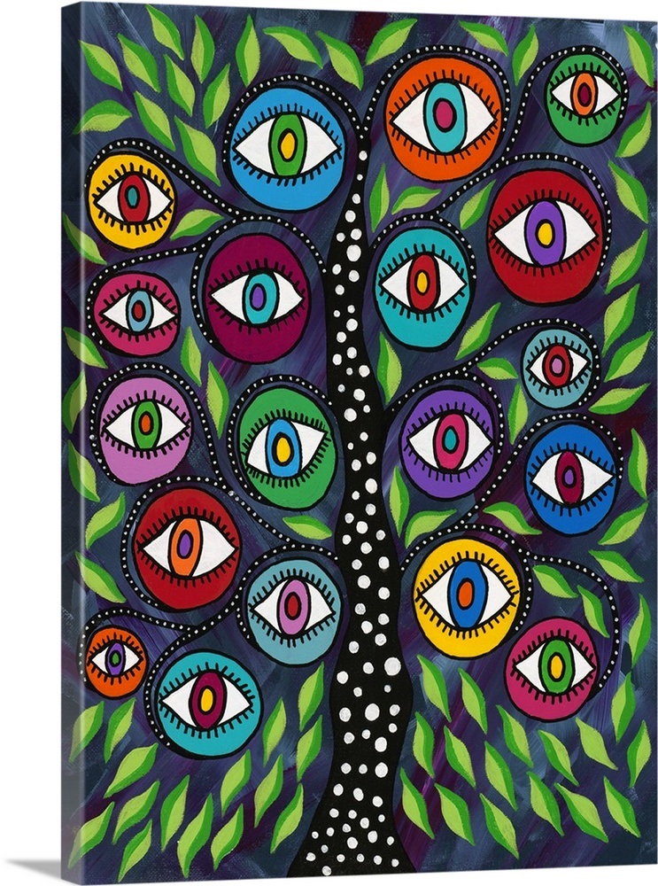 Evil Eye Tree Ii Wall Art Canvas Prints Framed Prints Wall Peels Great Big Canvas