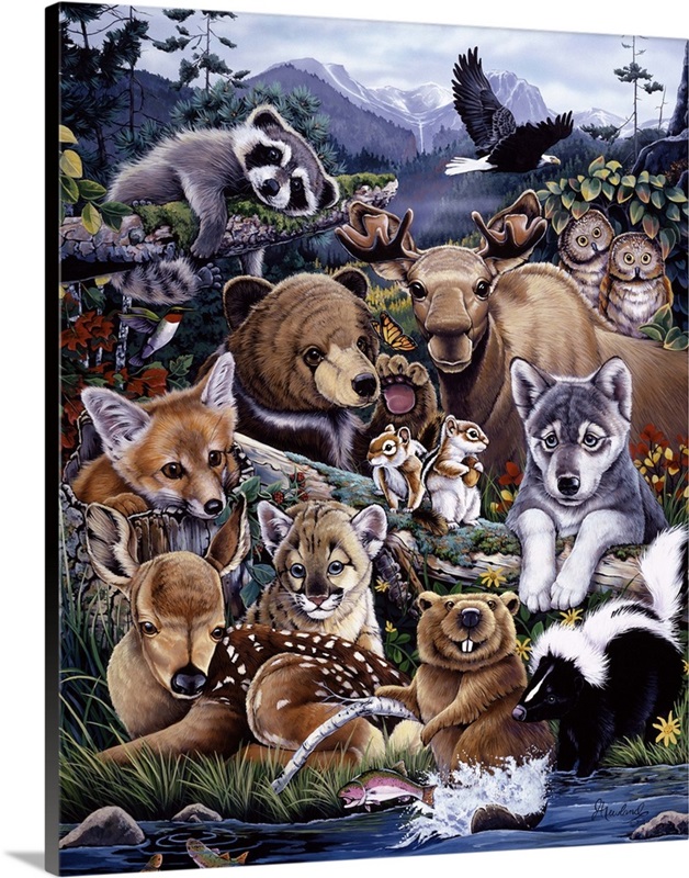 Forest Friends | Great Big Canvas