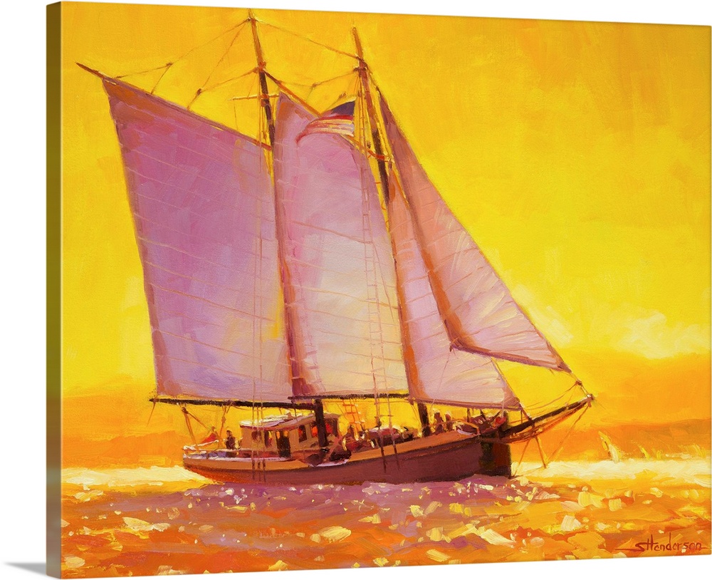 Golden Sea Wall Art, Canvas Prints, Framed Prints, Wall Peels | Great ...